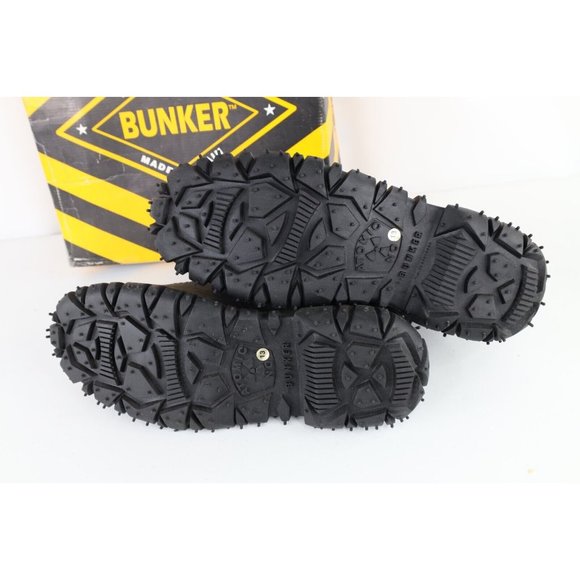 Bunker | Shoes | Deadstock Vintage 9s Mens 3 Grunge Goth Chunky Leather ...